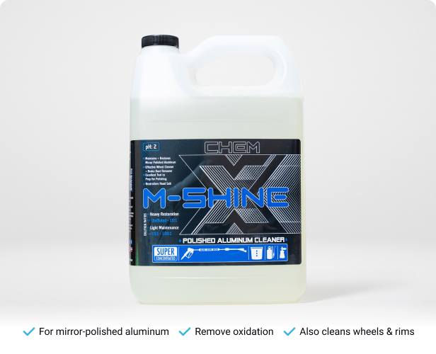 M-Shine: Polished Aluminum Cleaner From Chem-X - Chem-X Canada ...