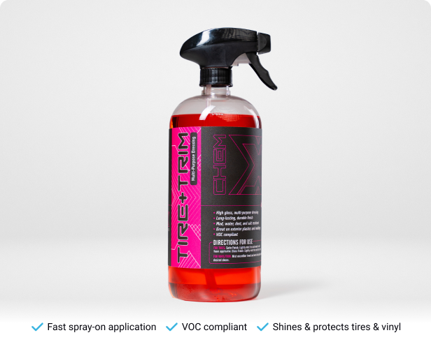 Tire+Trim: Tire & Vinyl Dressing From Chem-X - Chem-X Canada ...